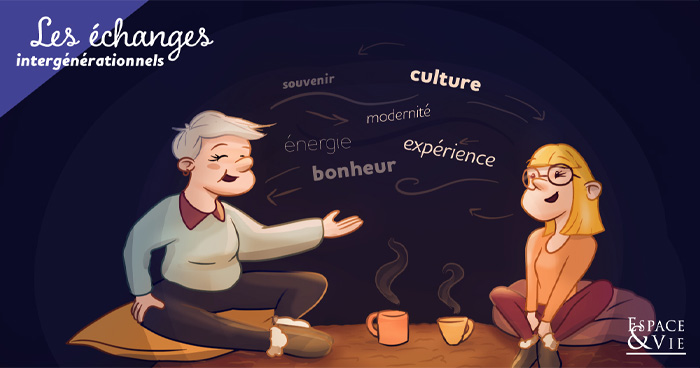 Liens intergénérationnels, bénéfiques pour tout le monde - Espace et Vie